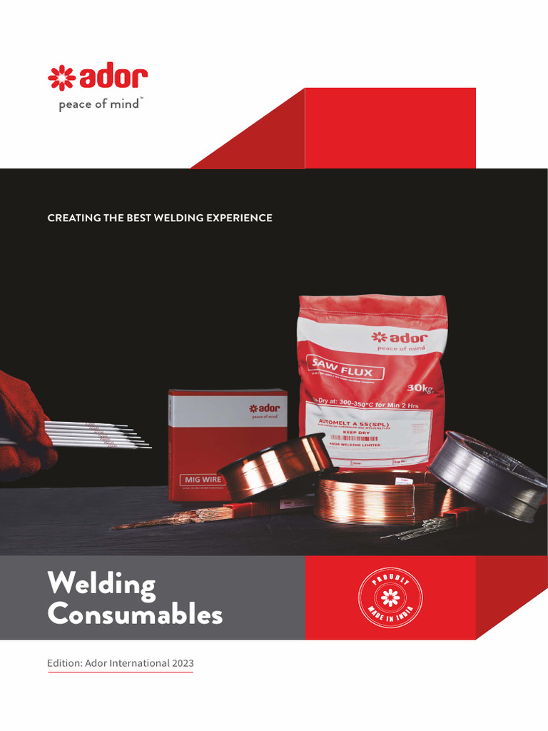 Consumable Brochure | PDF | Construction | Welding