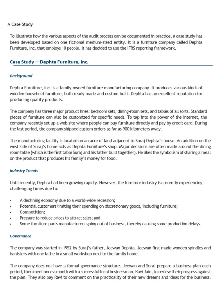 Case Study | PDF | Financial Economics | Financial Accounting