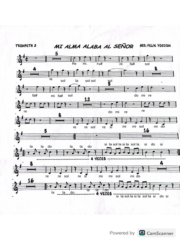 Partitura Juan - Mi Alma Alaba | PDF