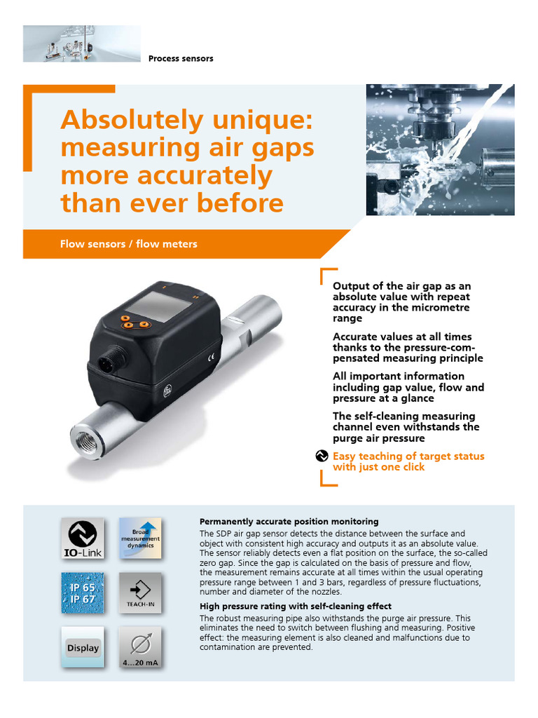 Bulletin SDP110 ENGB 092021 Low | PDF | Flow Measurement | Sensor