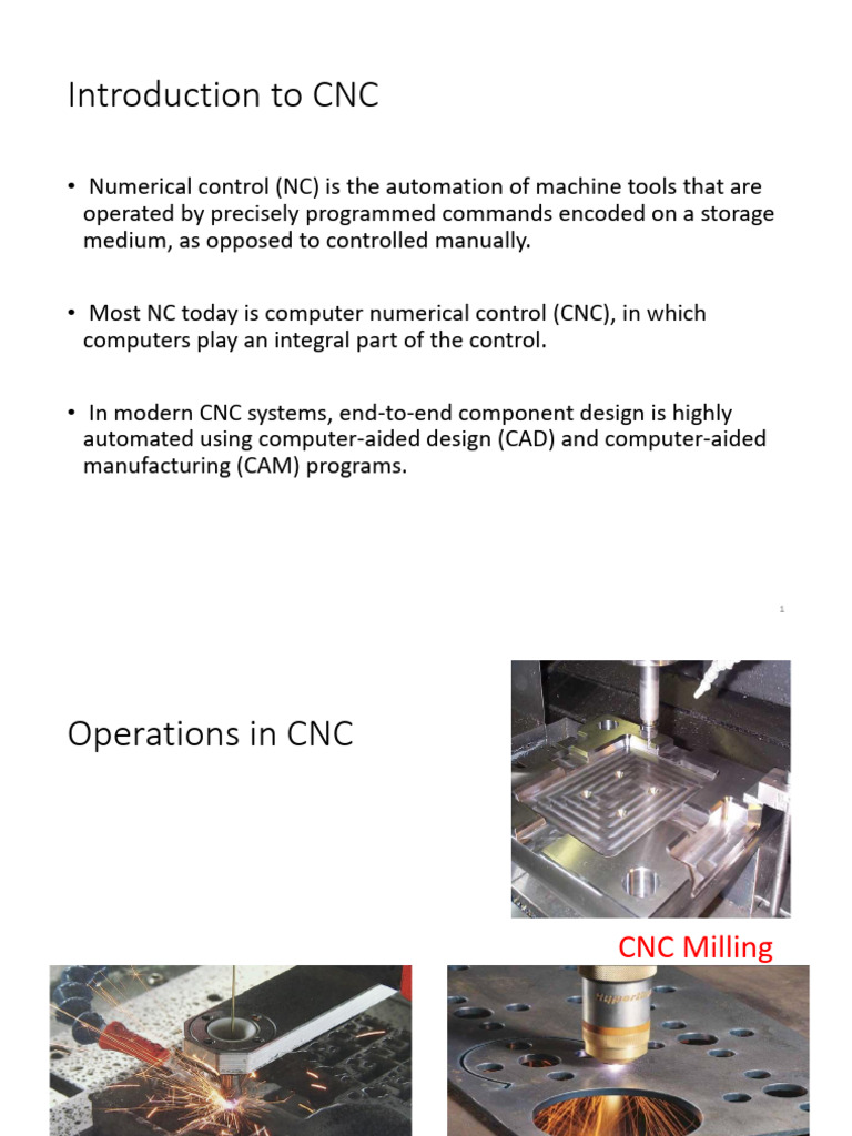 Introduction To CNC | PDF | Numerical Control | Machining