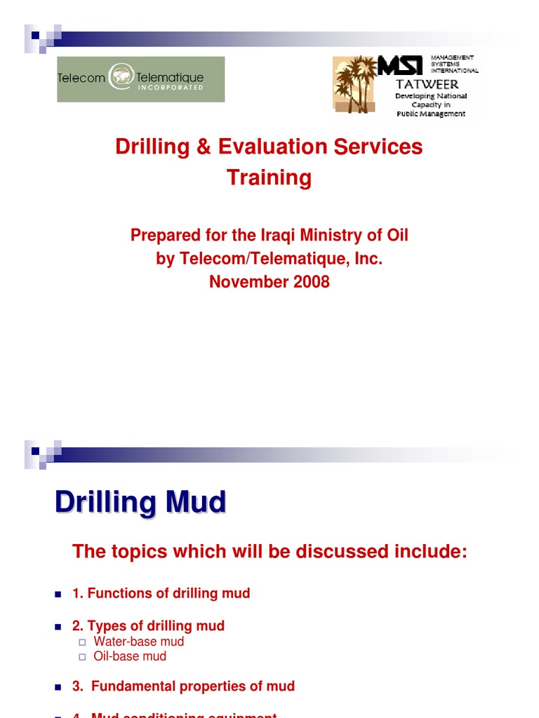 3 Drilling Mud | PDF | Sodium Hydroxide | Potassium Chloride