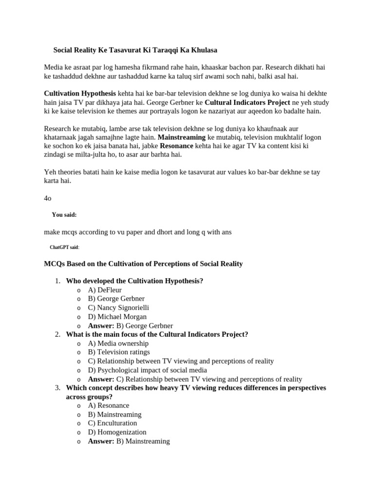 lesson 19 | PDF | Psychological Concepts | Cognition