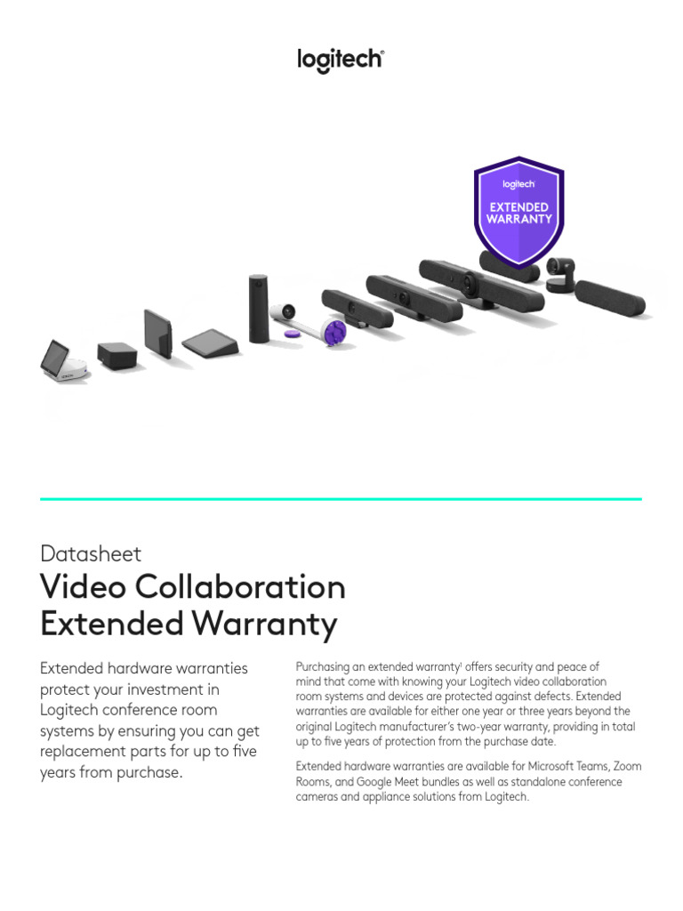 Logitech Extended Warranty Overview | PDF