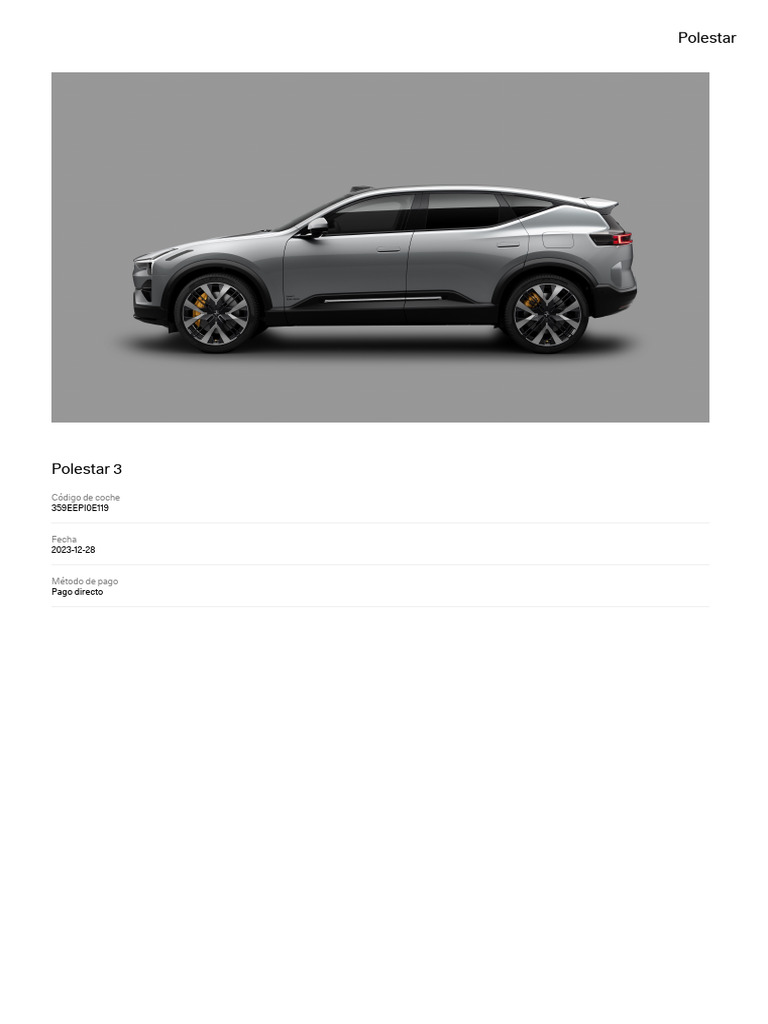 Polestar 3 | PDF | Industria automotriz | Vehículos