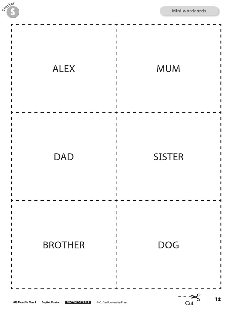AAUN1 Mini Wordcards Capital Version | PDF