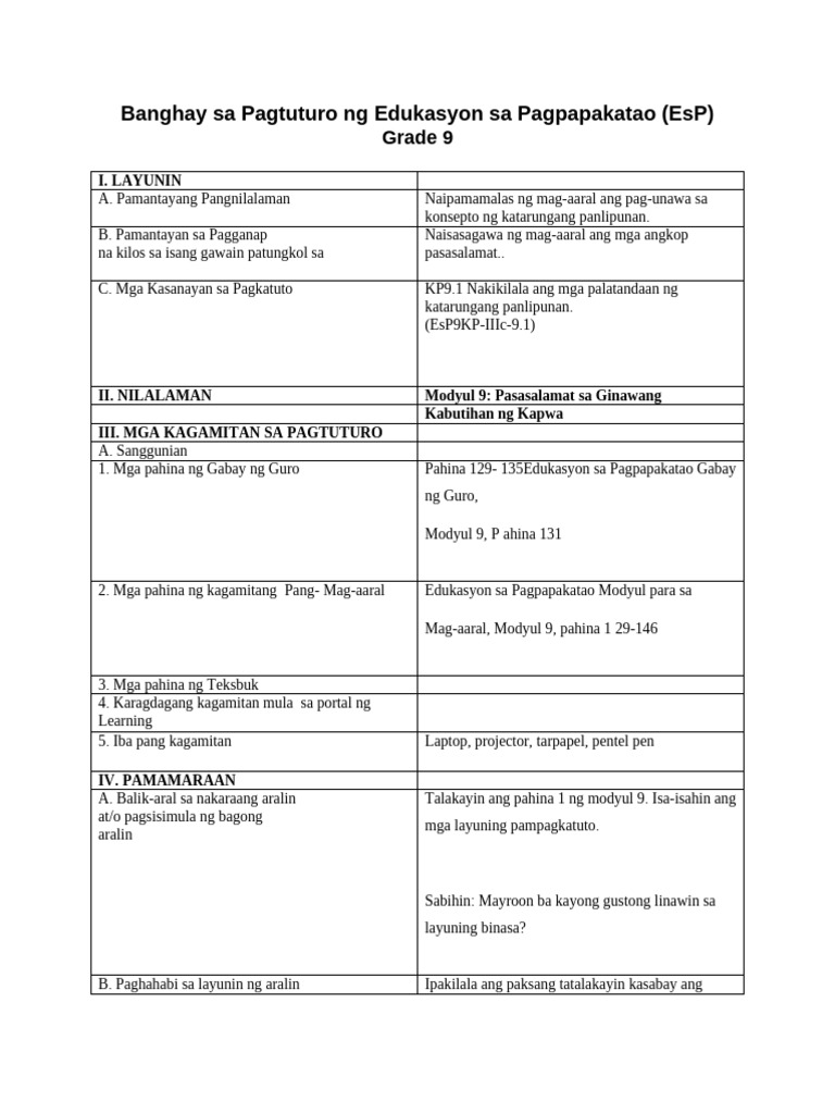 LP Esp 9 | PDF