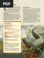 Crocodilian Race for D&D 5e | PDF | Crocodile