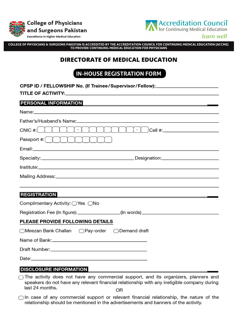 9 Registration Form | PDF