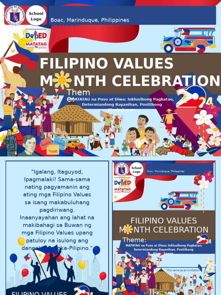 Filipino Values Month | PDF | Languages | Foreign Language Studies