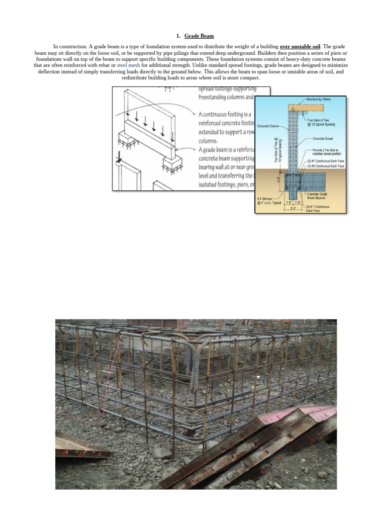 Difference Between Grade and Plinth Beams | PDF