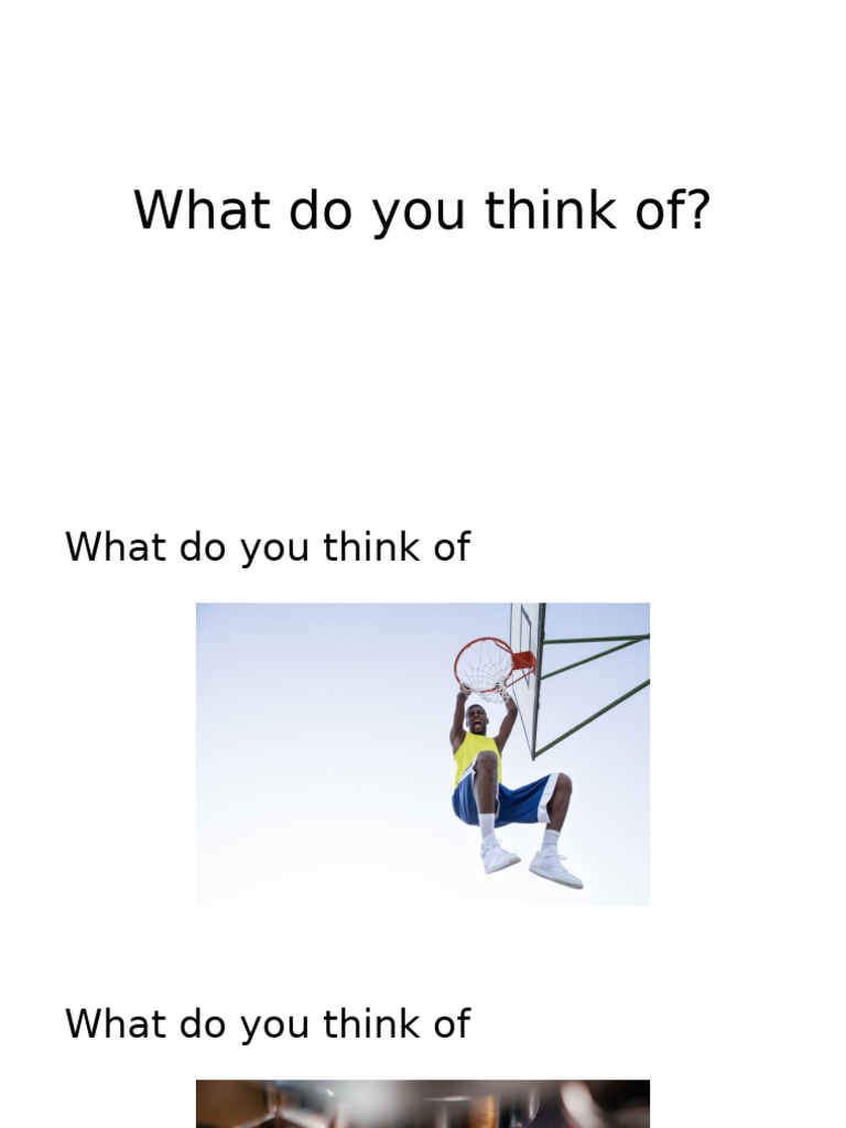 What Do You Think | PDF