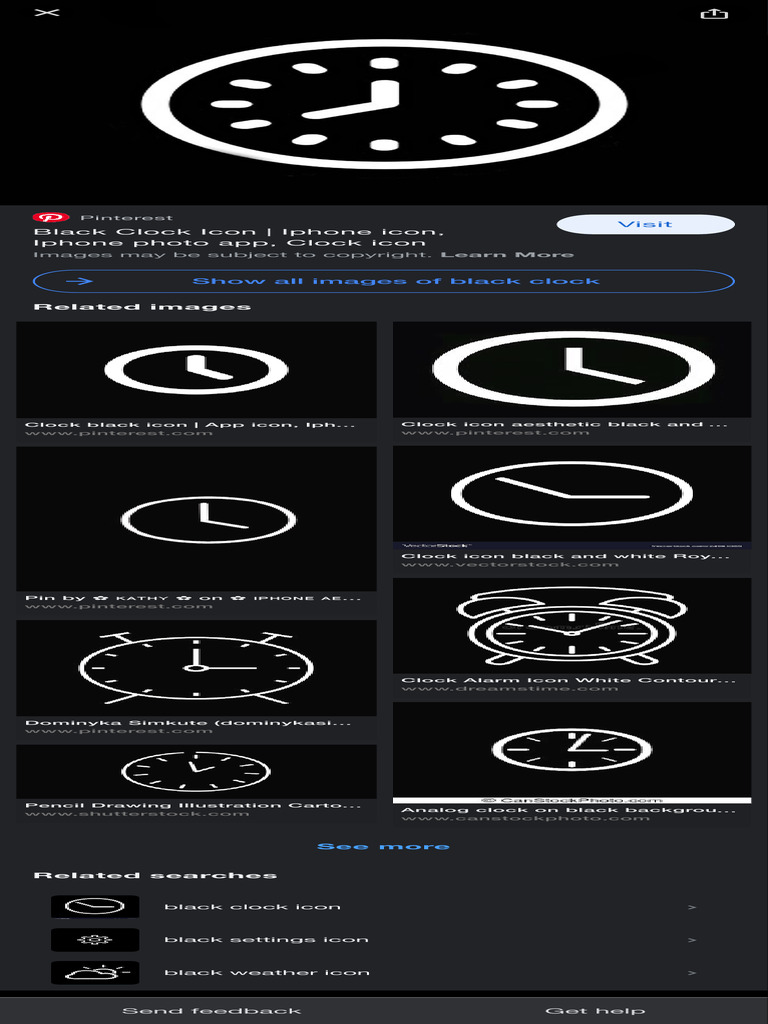 black clock icon - Google Search | PDF