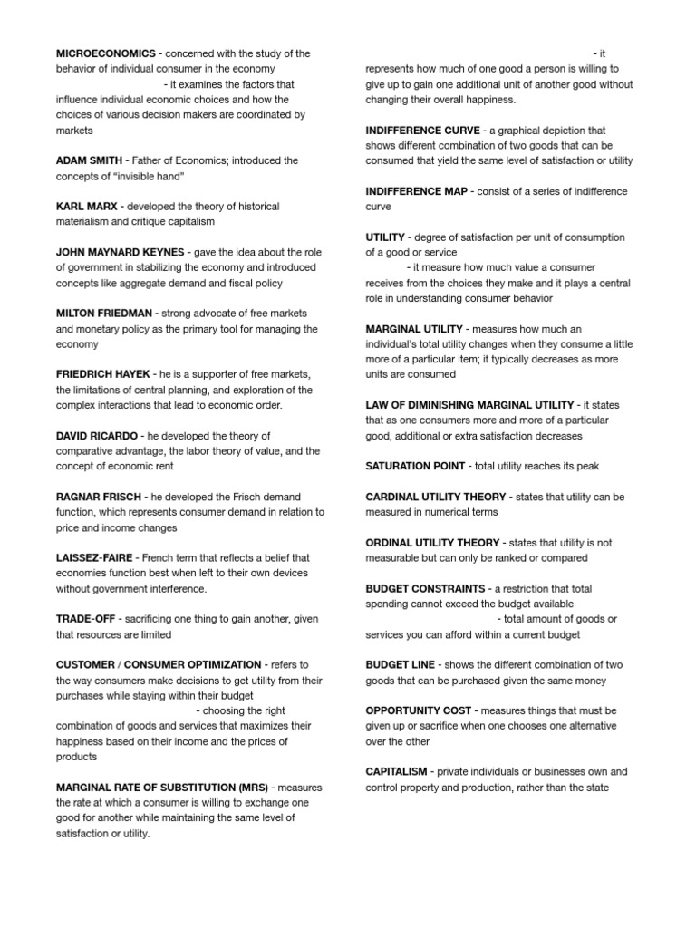 Copy of ECO Reviewer | PDF | Demand | Utility