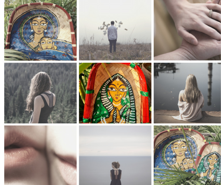 Brown Plain Collage Facebook Post | PDF