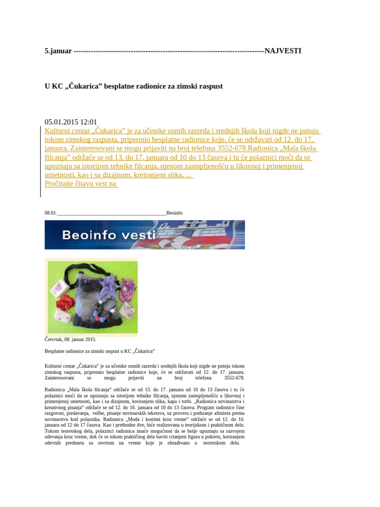 Press Clipping 2015 | PDF