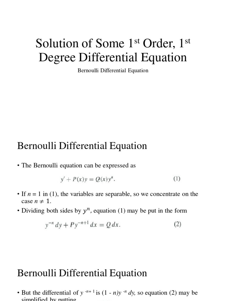 Bernoulli Equation | PDF