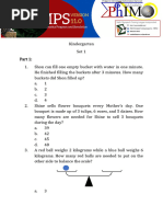 Phimo Mock 2020 Primary 1 | PDF