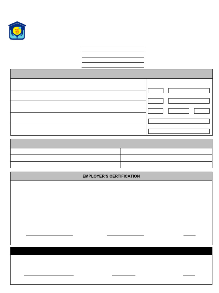 HDMF Esrs Employer Enrollment Form | PDF | Computing | Telecommunications
