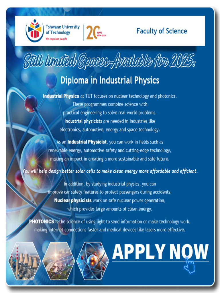 Industrial Physics Diploma at TUT 2025 | PDF