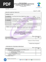 Claim Signature Form (CSF) | PDF | Employment | Health Care