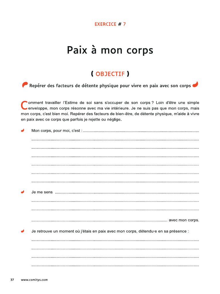 Paix À Mon Corps | PDF