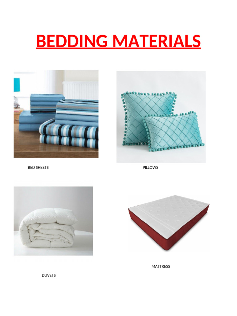 Bedding Materials | PDF