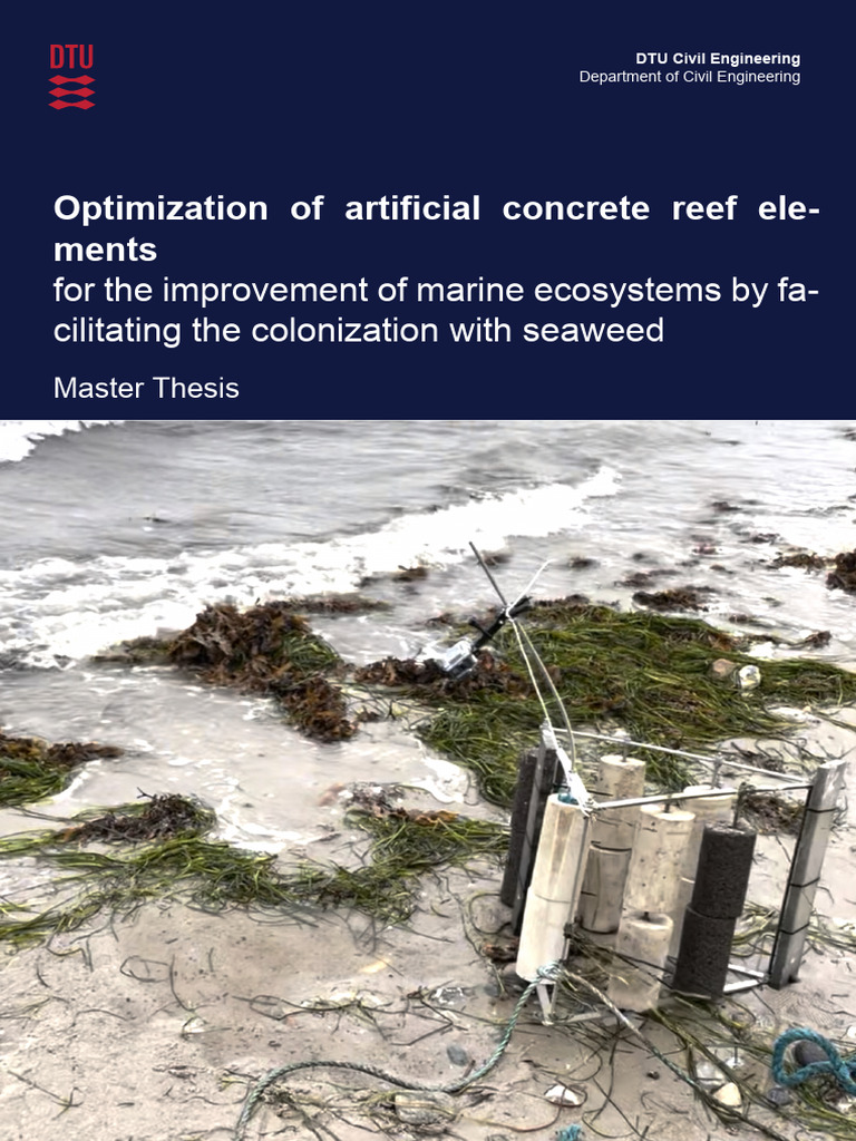 Optimization of Artificial Concrete Reef Elememts | PDF | Cement | Coast