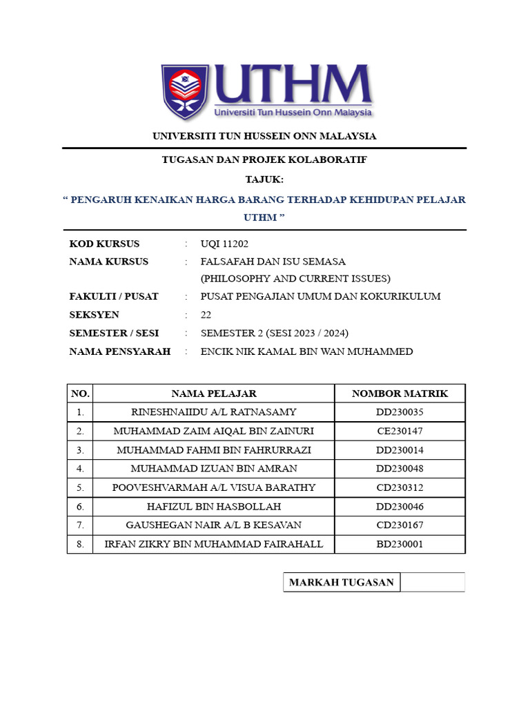 Contoh Report | PDF