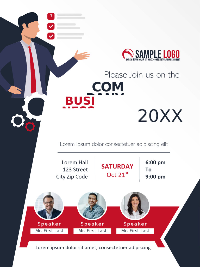 Business Conference Invitation Template | PDF