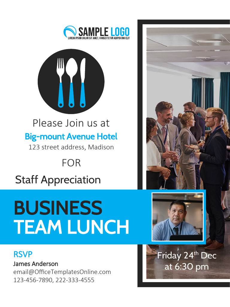 Staff Appreciation Lunch Invite | PDF