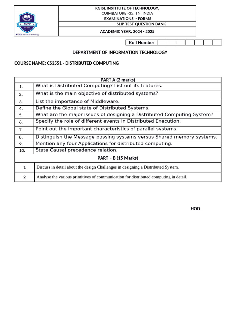 DC Question Bank | PDF