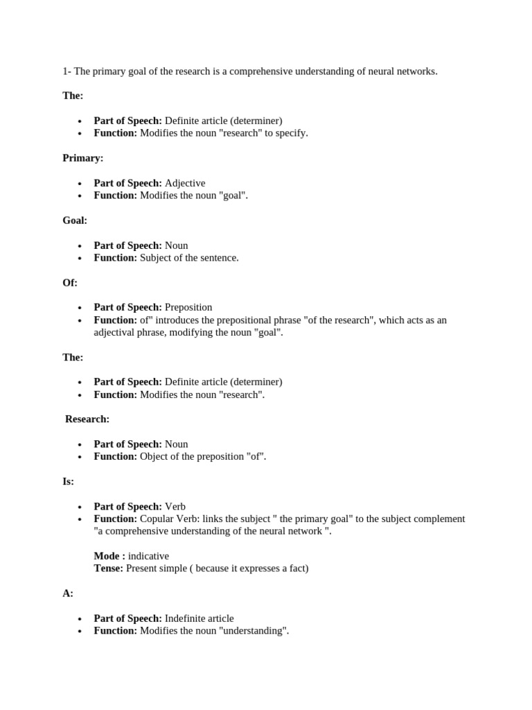 Neural Networks & AI Assignments | PDF | Part Of Speech | Adjective