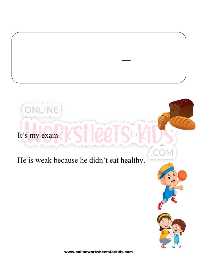 Conjunctions Worksheet for Kids | PDF