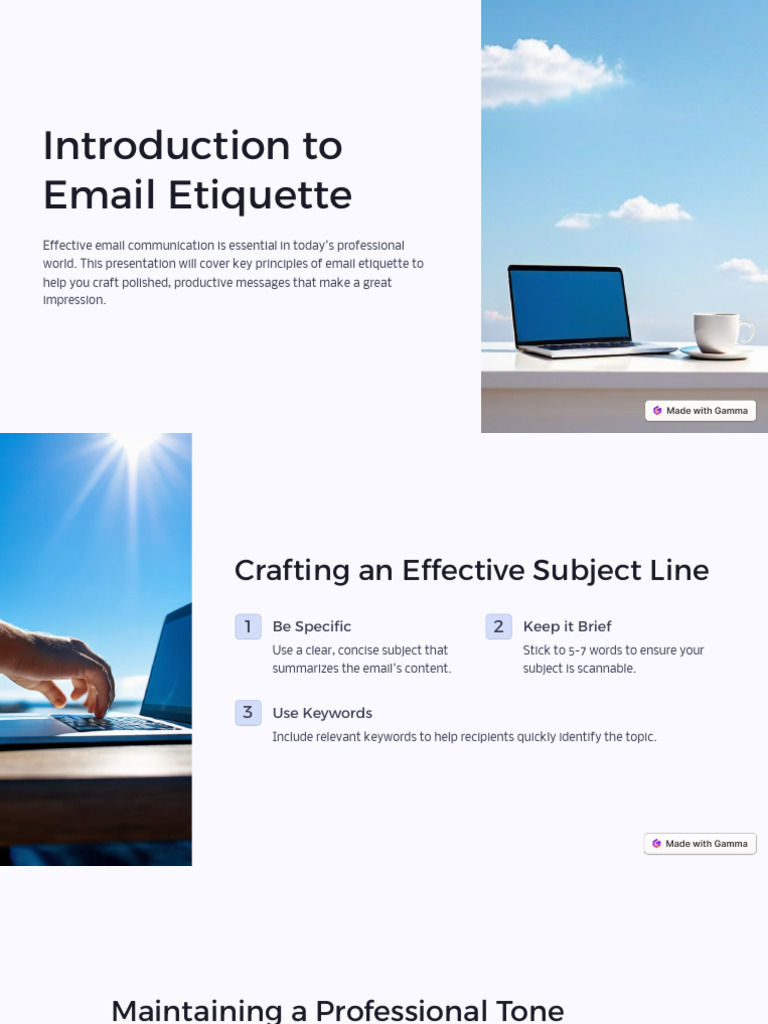 Introduction-to-Email-Etiquette | PDF | Communication | Information