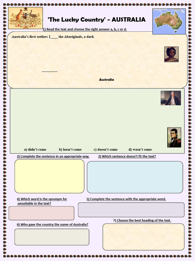 The Lucky Country Australia | PDF | Australia | Oceania