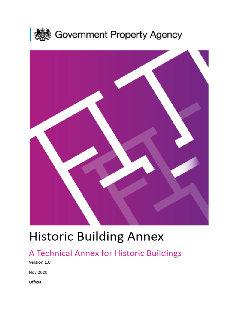 GPA. Historic Buildings Annex. A Technical Annex For Historic Buildings ...