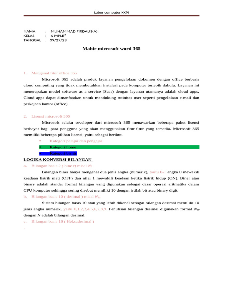 Labor computer praktik | PDF