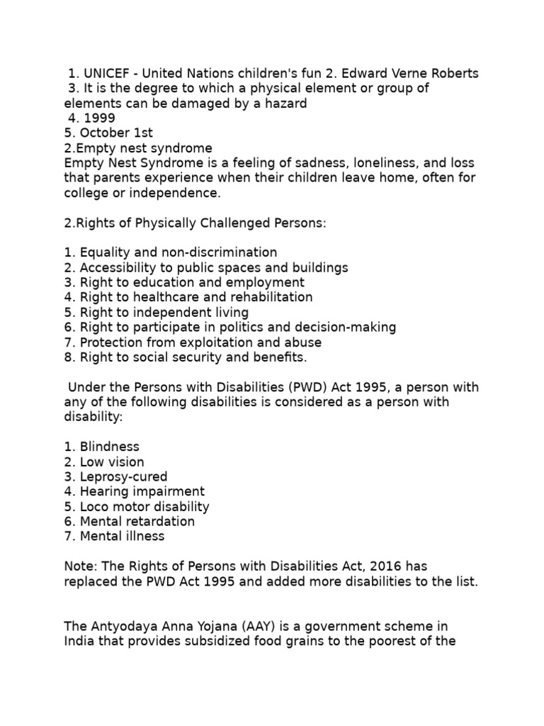 UNICEF - United Nations CH | PDF | Child Labour | Disability