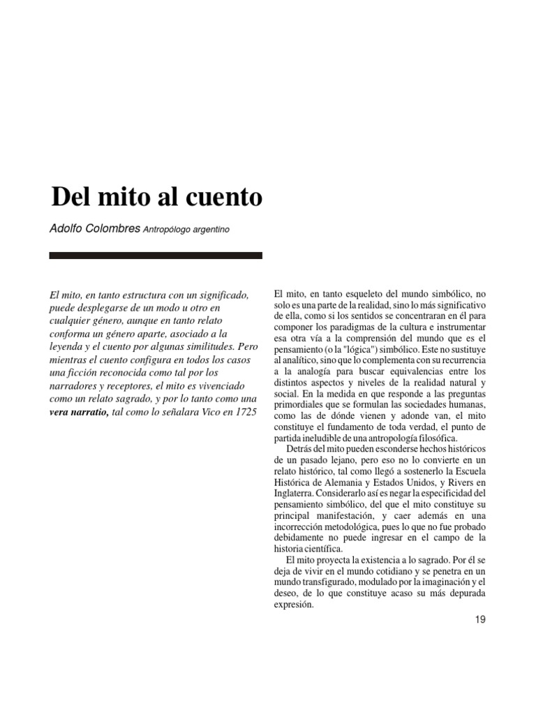 del-mito-al-cuento | Mitología | Cuentos | Prueba gratuita de 30 días ...