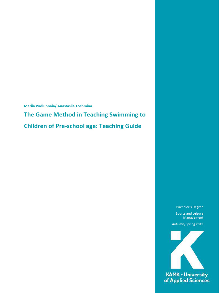 Game Method for Teaching Preschool Swimming | PDF | Heart | Breathing