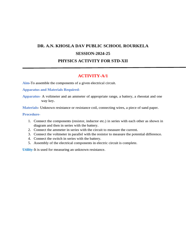 12 Activitydocx | PDF | Diffraction | Capacitor