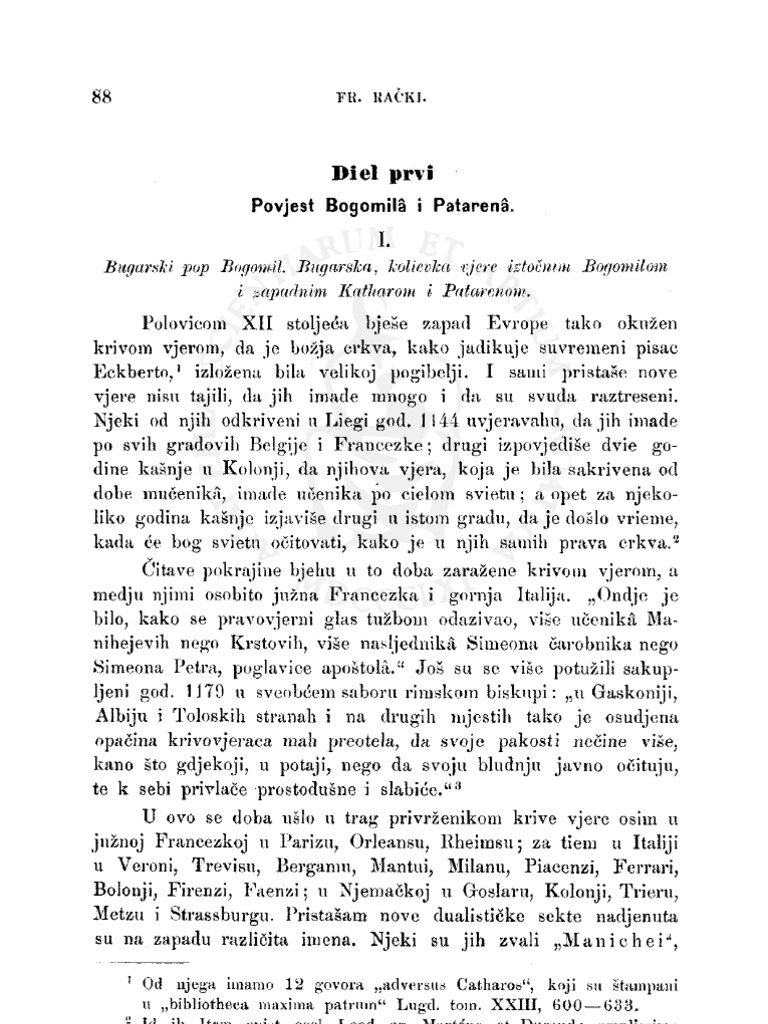 Bogomili I Patareni | PDF