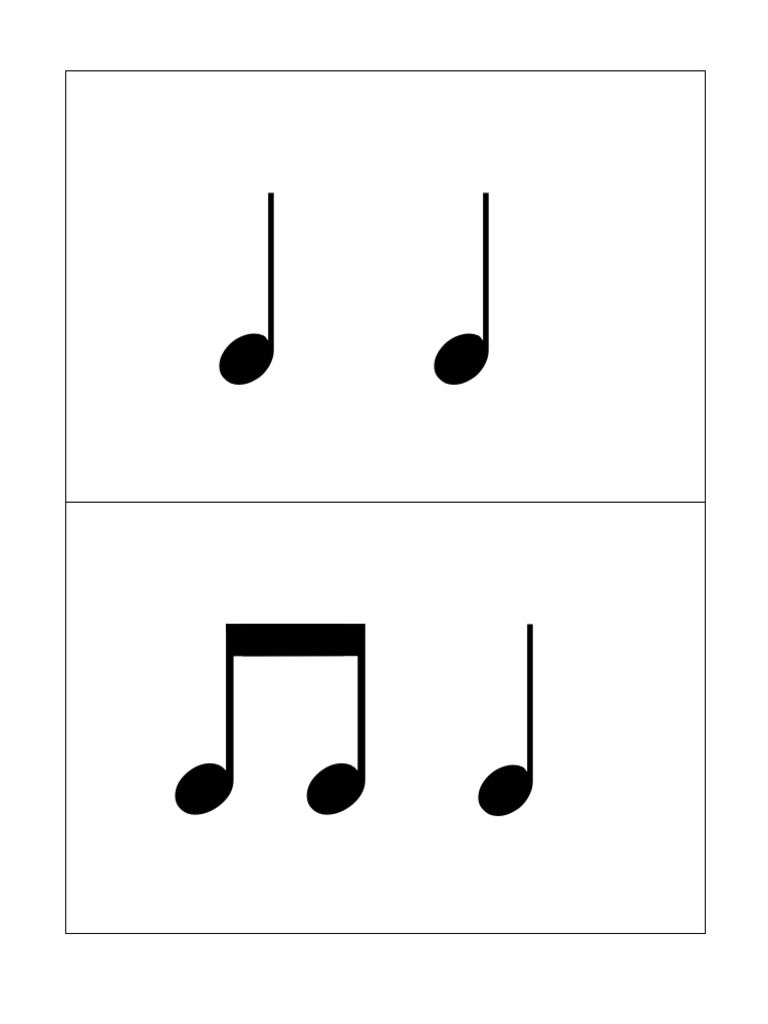 Simple Rhythm Flashcards | PDF