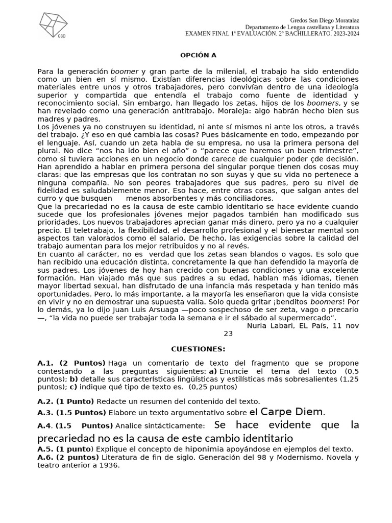 Final 1º Ev 2º Bach | PDF | Inteligencia artificial | Inteligencia (IA ...