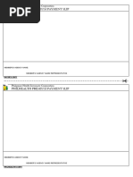 PhilHealth Premium Payment Slip | PDF