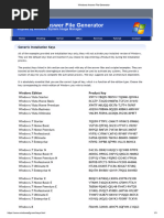 Generic Keys For Windows 11 | PDF