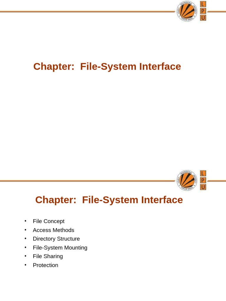 File System Interface (1) | PDF | Computer File | File System