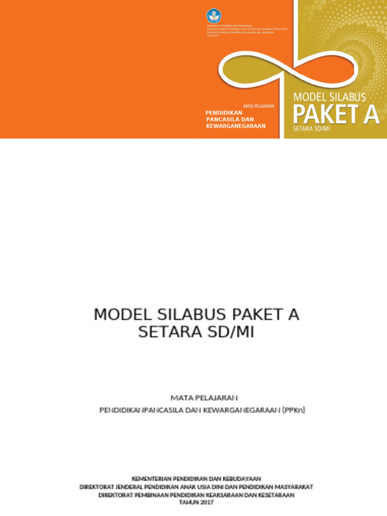 Silabus Paket A PPKN | PDF