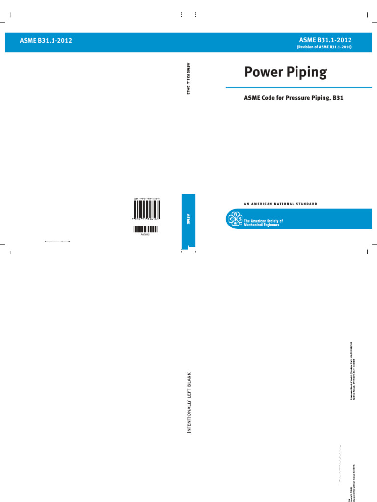 Asme B31.1-Aj | PDF